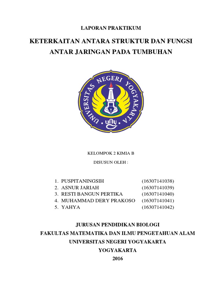 Laprak III Struktur Dan Fungsi Fix | PDF | Kesehatan Holistik | Sains & Matematika