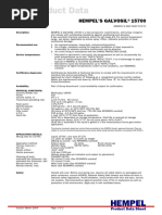 Hempel's Galvosil 15700: Product Characteristics | PDF | Corrosion | Paint