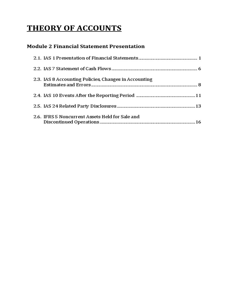 Financial Statement Presentation Guide | PDF | International Financial ...