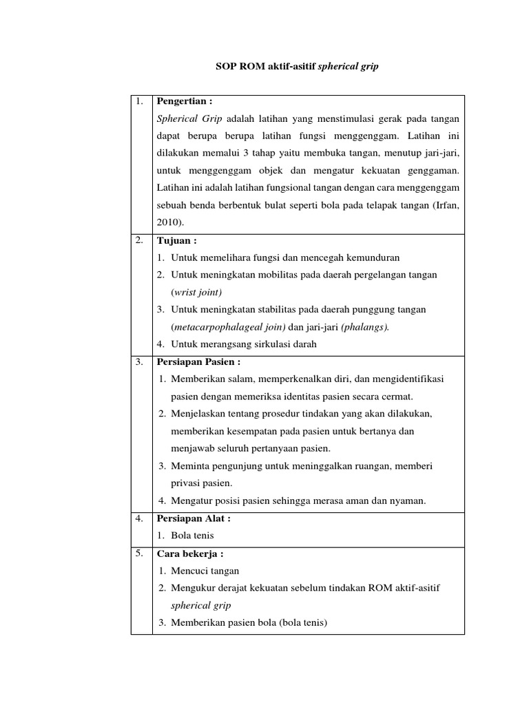 Sop Spherical Grip | PDF