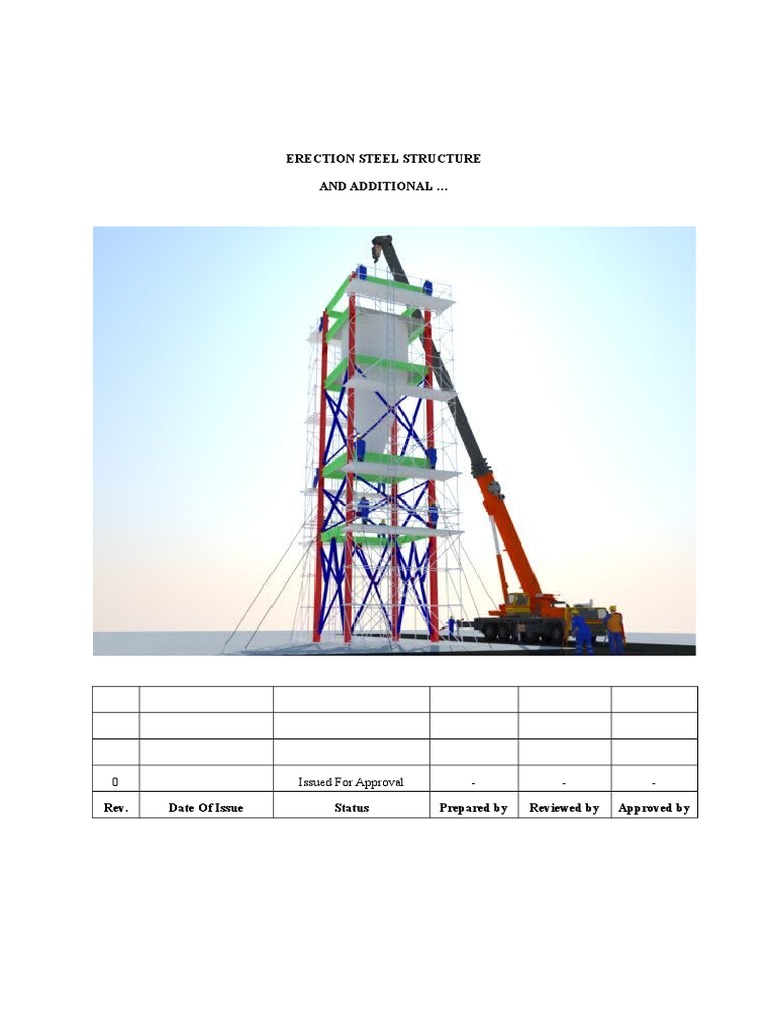 Erection Steel Structure | PDF