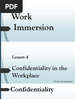 Work Immersion: GRADE 12 General Academic Strand (GAS) Work Immersion ...