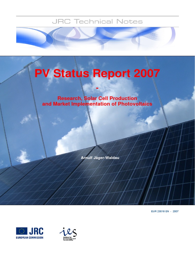 Epia PV Report 2007 | PDF | Photovoltaics | Thin Film Solar Cell