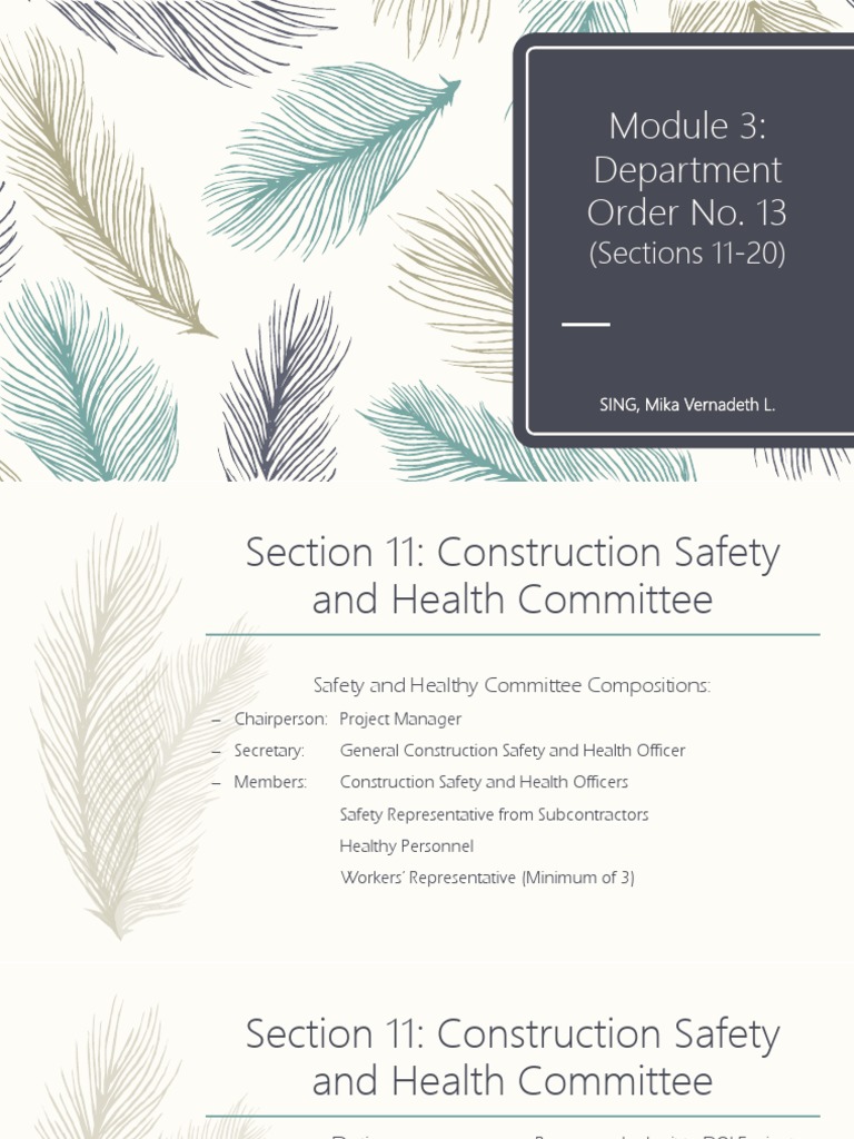 Module 3 (Sections 11-20) | PDF | Safety | Personal Protective Equipment