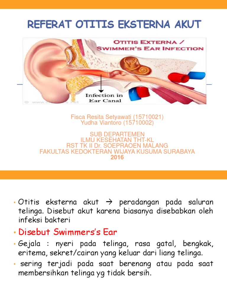 Otitis Eksterna Akut | PDF