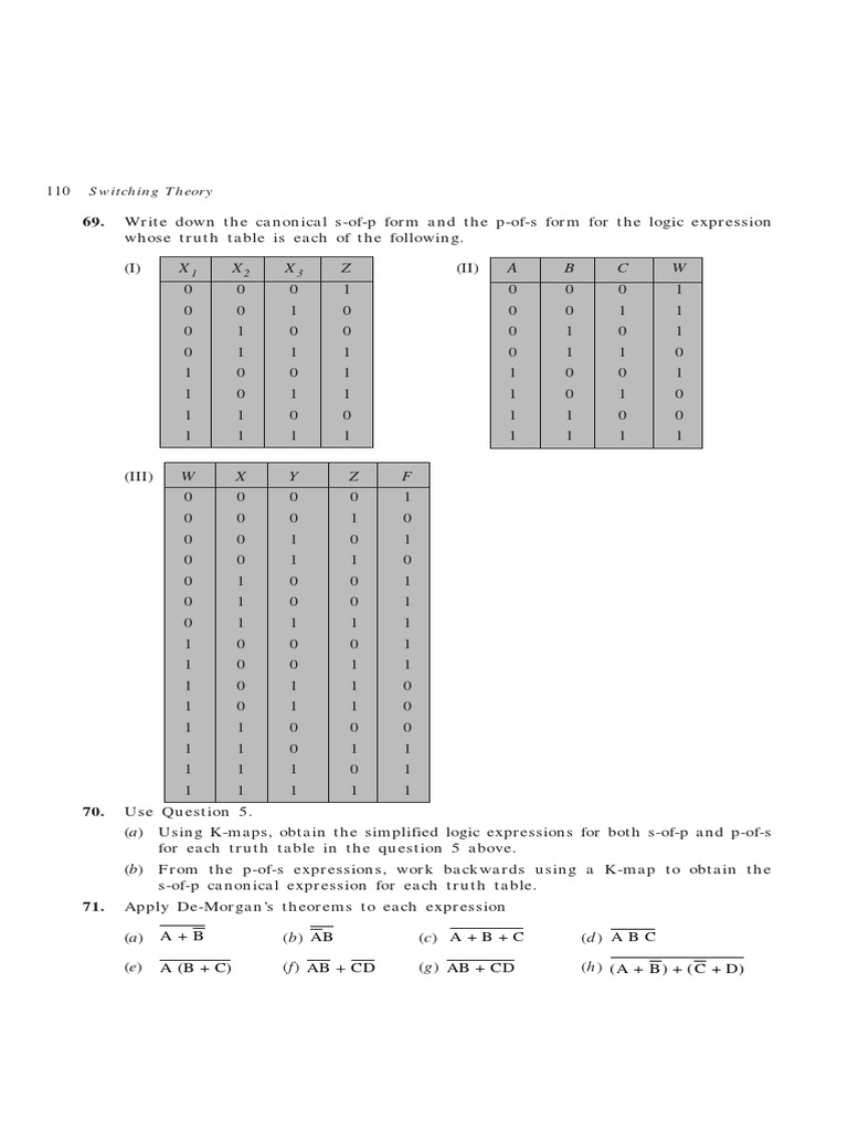 Kmap Problem PDF | PDF | Boolean Algebra | Teaching Mathematics
