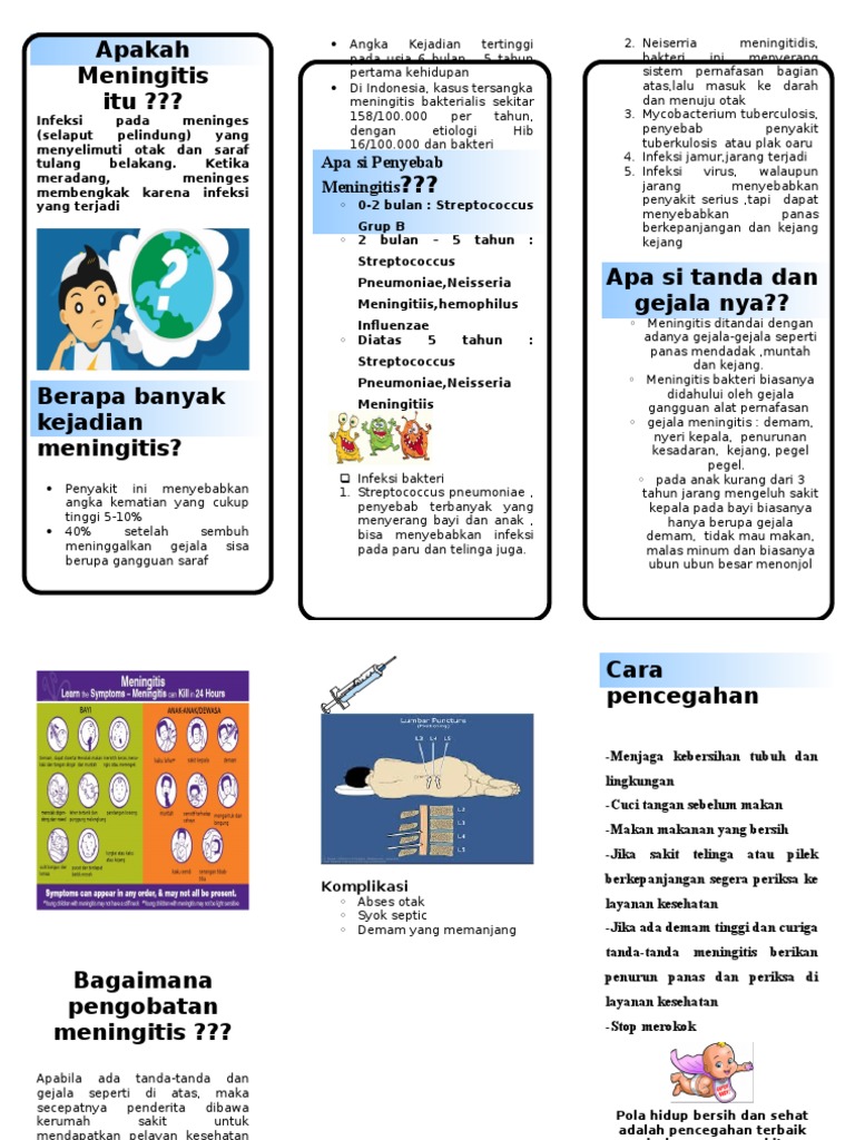 Leaflet Meningitis | PDF