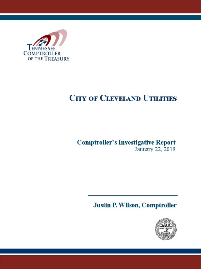 Cleveland Utilities Report | PDF | Inventory | Employment