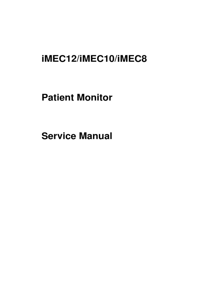 Imec Service Manual en PDF | PDF | Direct Current | Electrical Connector