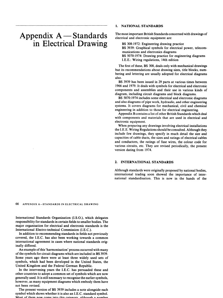 Appendix A-Standards in Electrical Drawing | PDF | Ac Power Plugs And ...