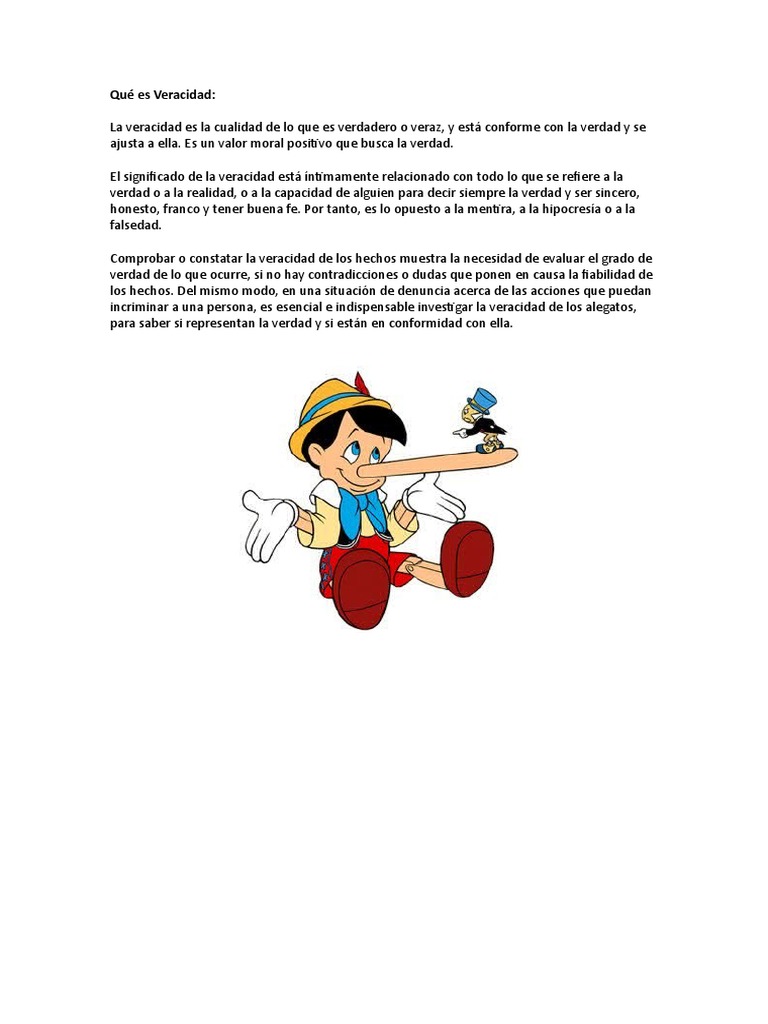 Qué Es Veracidad | Habla | Verdad