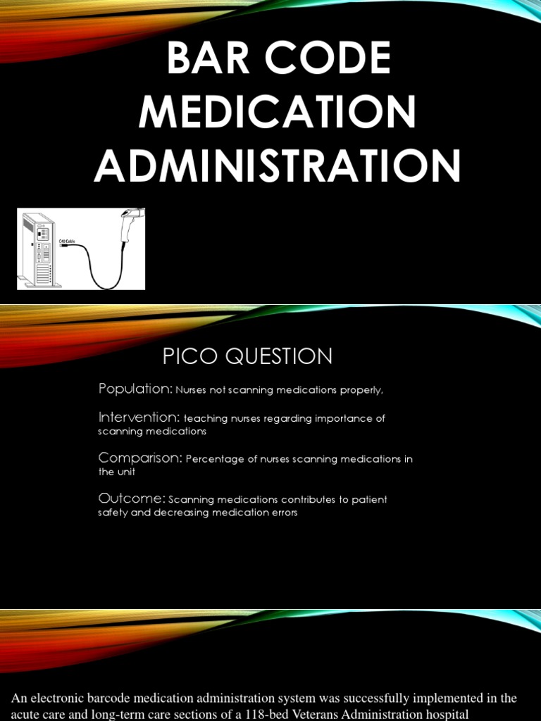 Medication Scanning NRP | PDF | Veterans Health Administration | Barcode