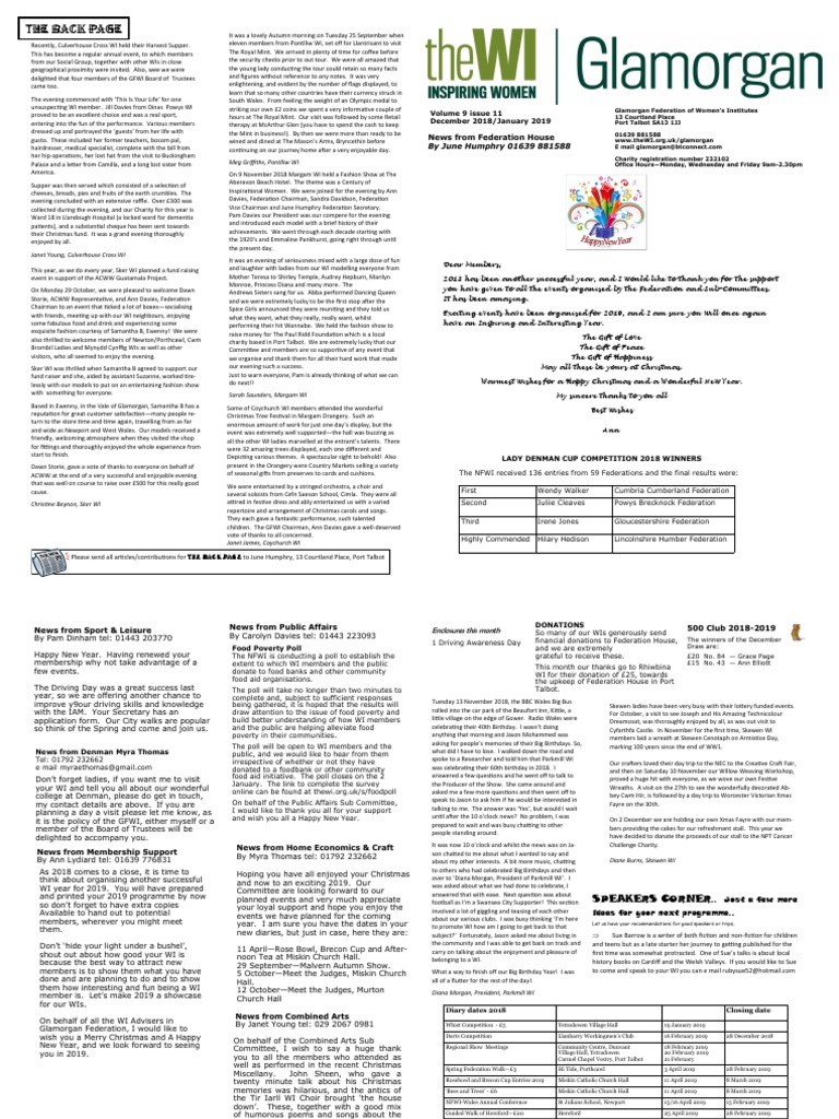 December Federation News | PDF | Leisure