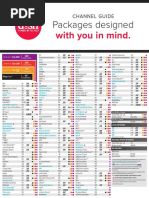 Uverse Channel Lineup | PDF | Hbos | Television Network