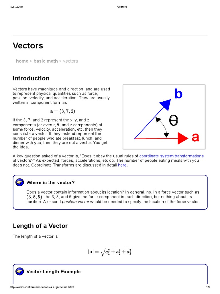 A O O O - : Vectors | PDF | Euclidean Vector | Tensor