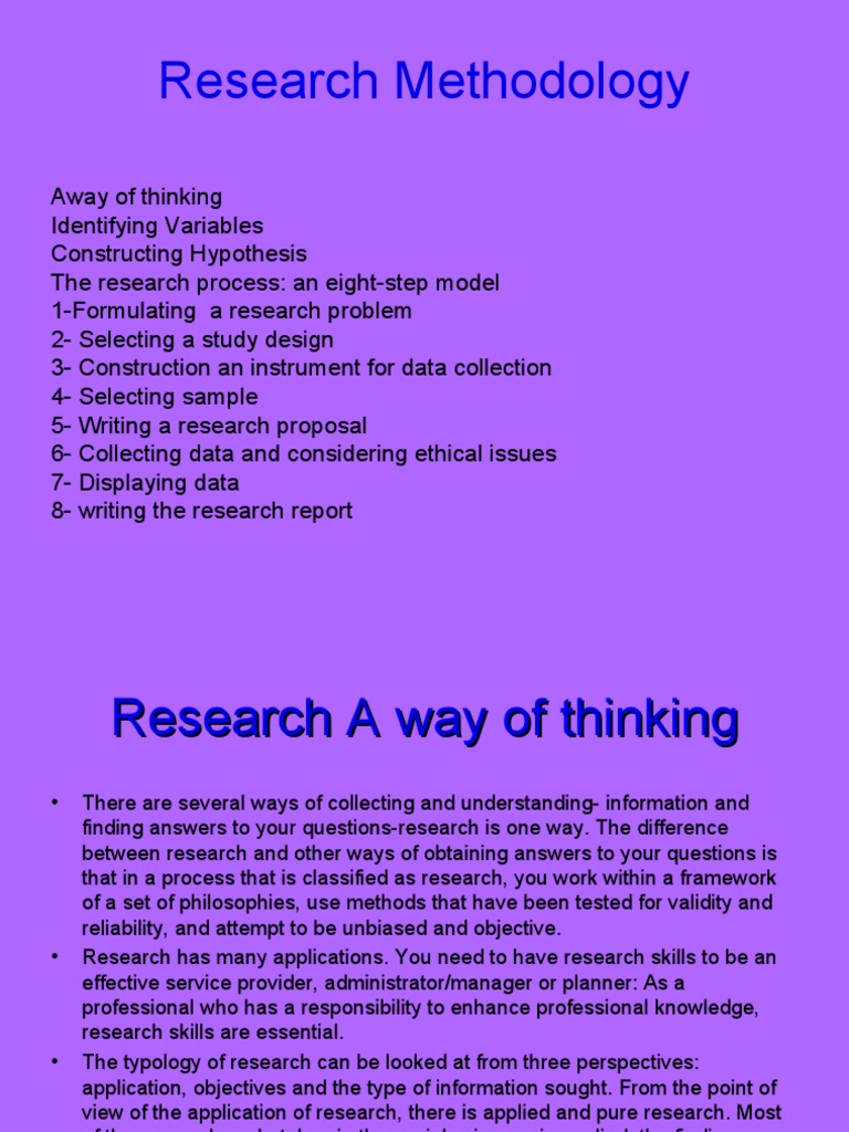 Research Methods | PDF | Sampling (Statistics) | Quantitative Research