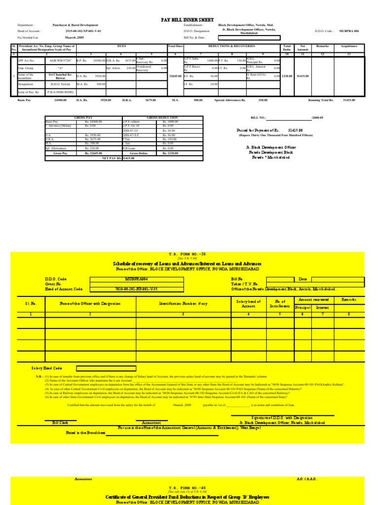 Pay Slip - GP | PDF | Government Finances | Taxes