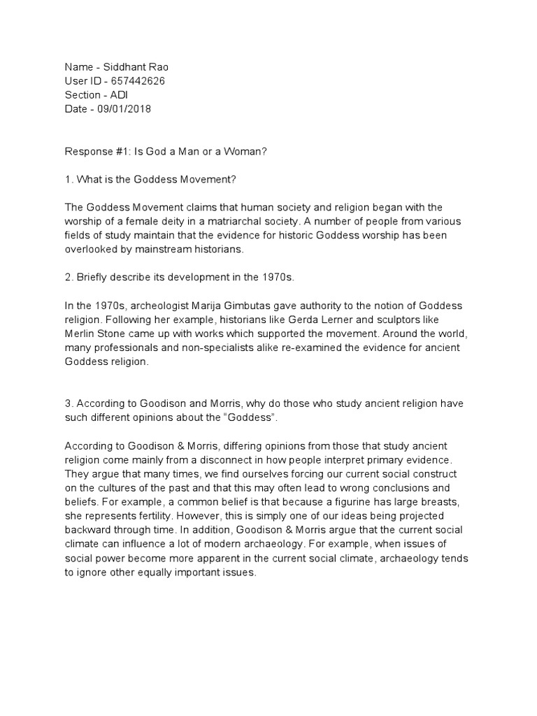 Goddess Movement and Its Impact | PDF | Religion & Spirituality