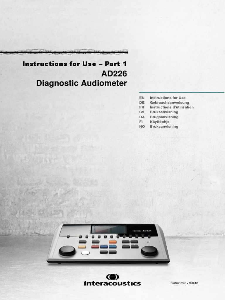 Instructions For Use Ad226 | PDF | Headphones | Electronic Waste