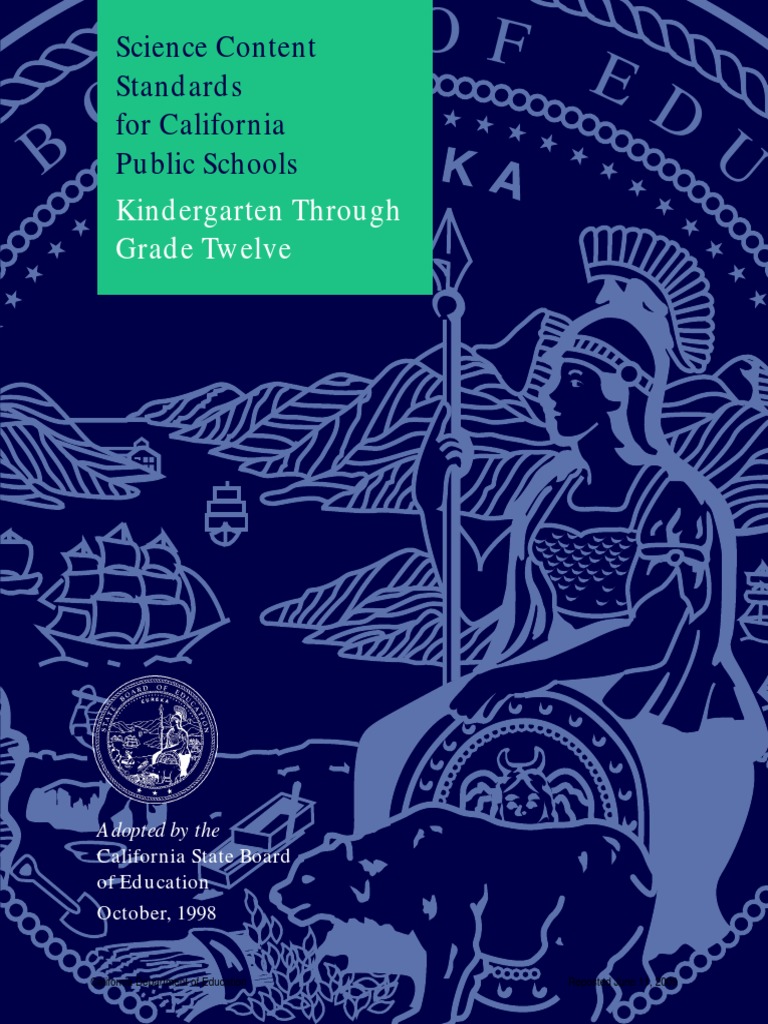 CA Science Stds | PDF | Science Education | Water