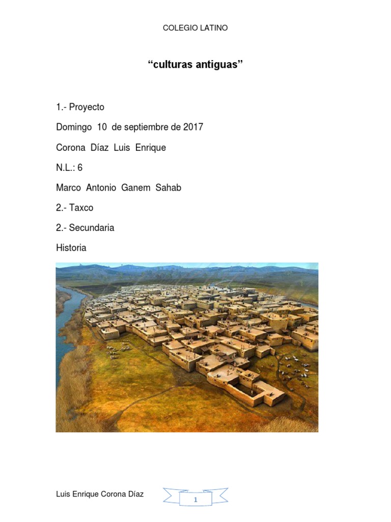 Civilizaciones Antiguas Proyecto 1 | PDF | Antiguo Egipto | China