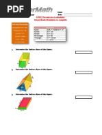 Year 7 Geometry Worksheet and Answers | PDF | Area | Triangle