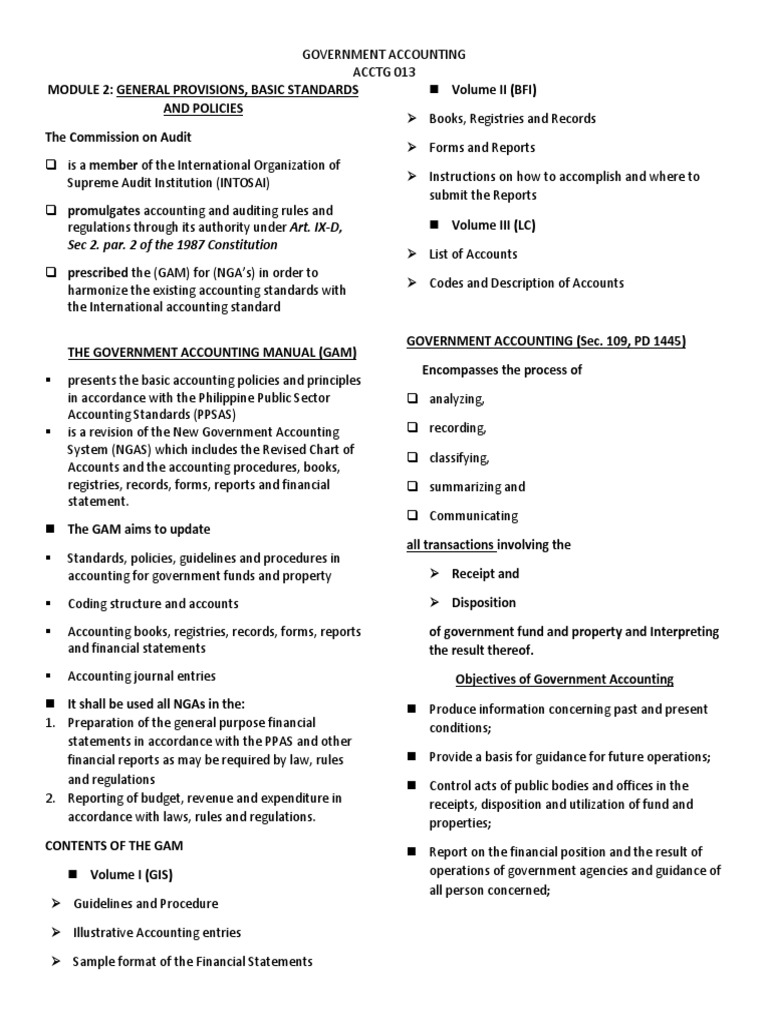 Understanding the Philippine Government Accounting System: An Overview ...