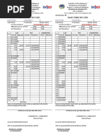DTR Template Updated Feb 2020 (1) - 1 | PDF