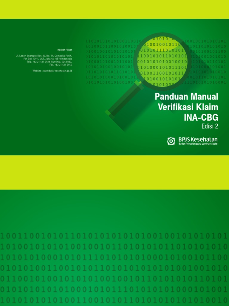 Panduan Manual Verifikasi INA CBG Edisi 2 | PDF