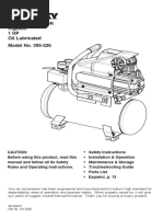 Instruction Manual For Tanabe Main Air Compressor | PDF | Valve | Concrete