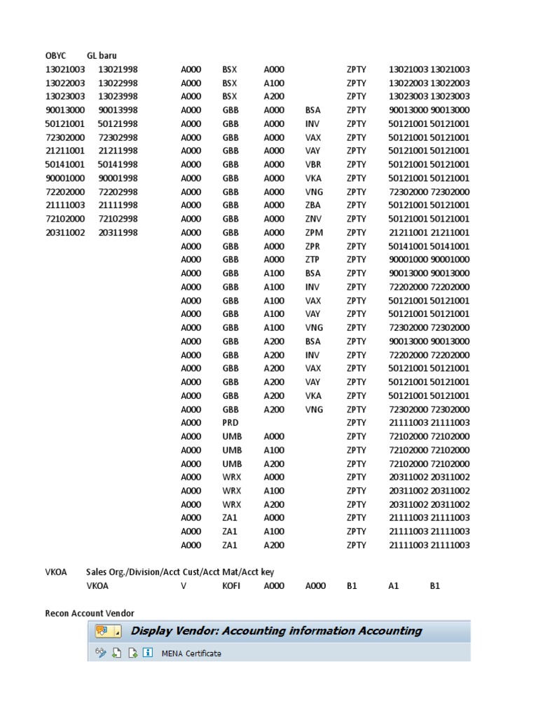 Change COA On SAP ECC | PDF