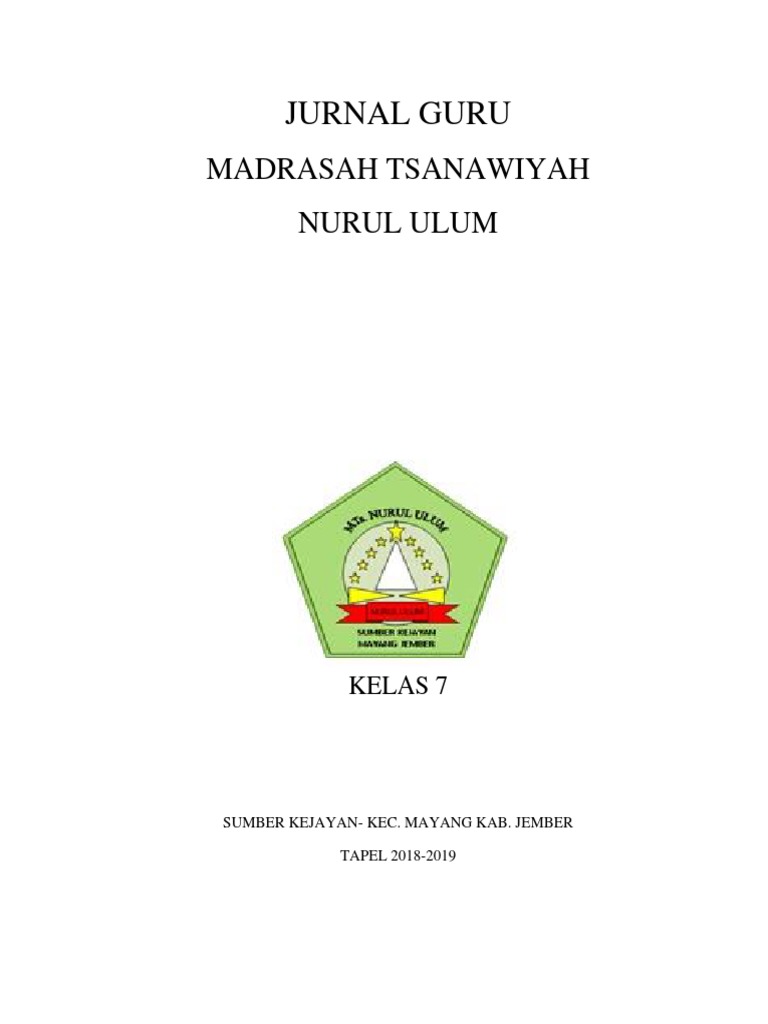 Jurnal Guru: Madrasah Tsanawiyah Nurul Ulum | PDF