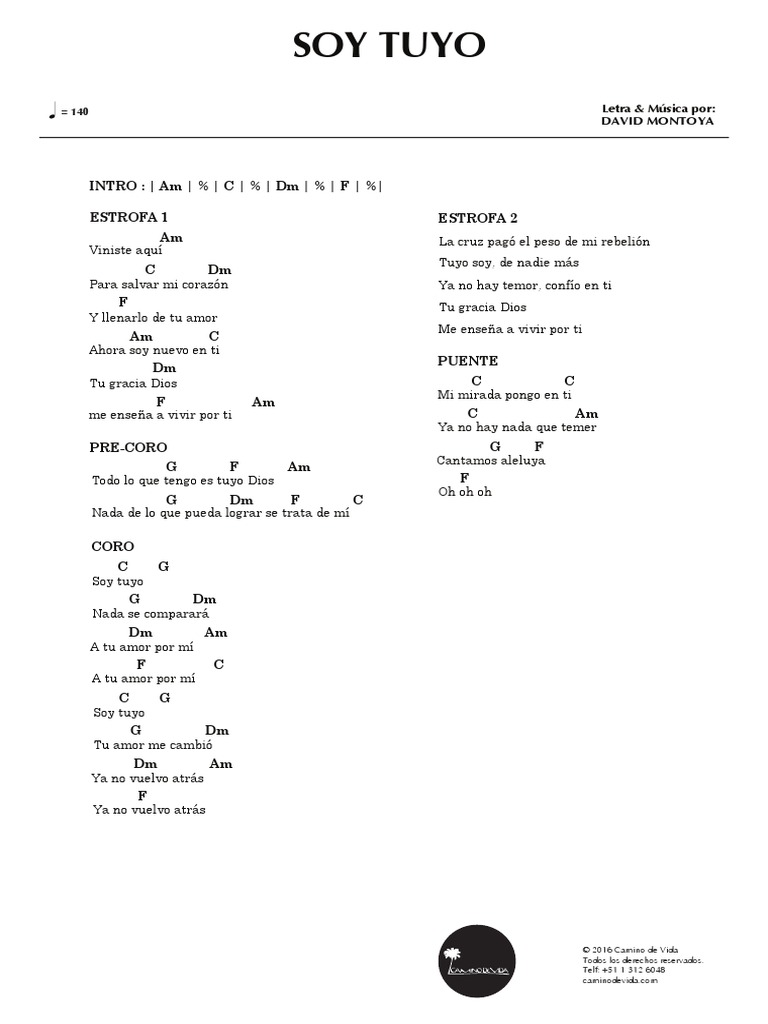 02 Soy Tuyo LCC | PDF | Música grabada | Ocio