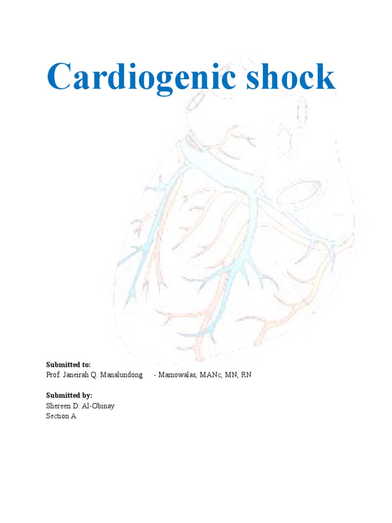 An Overview of Cardiogenic Shock: Pathophysiology, Presentation ...