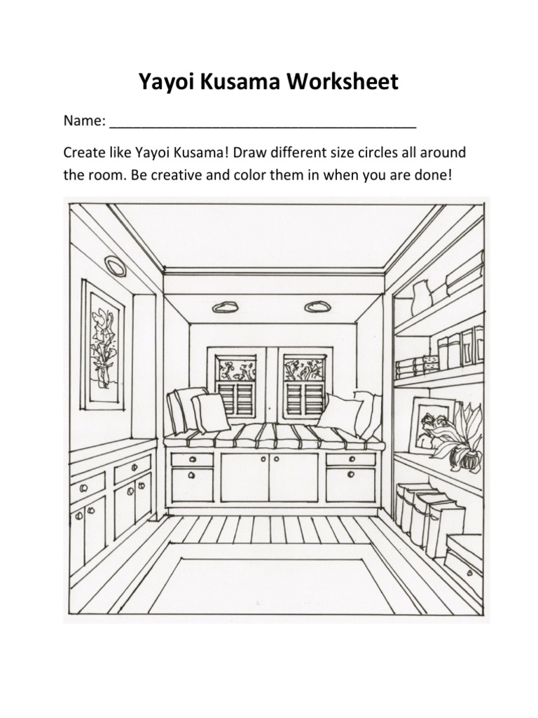 Yayoi Kusama Worksheet 2 | PDF