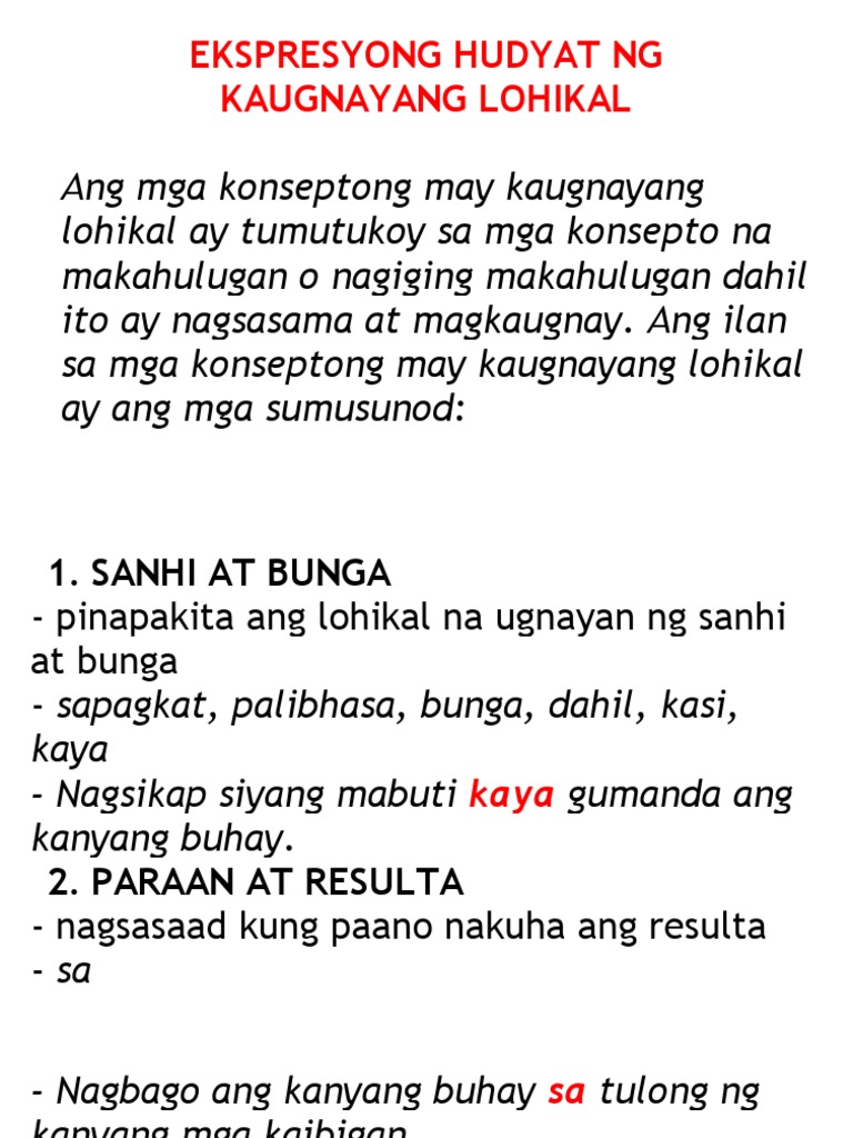 Ugnayang Lohikal | PDF