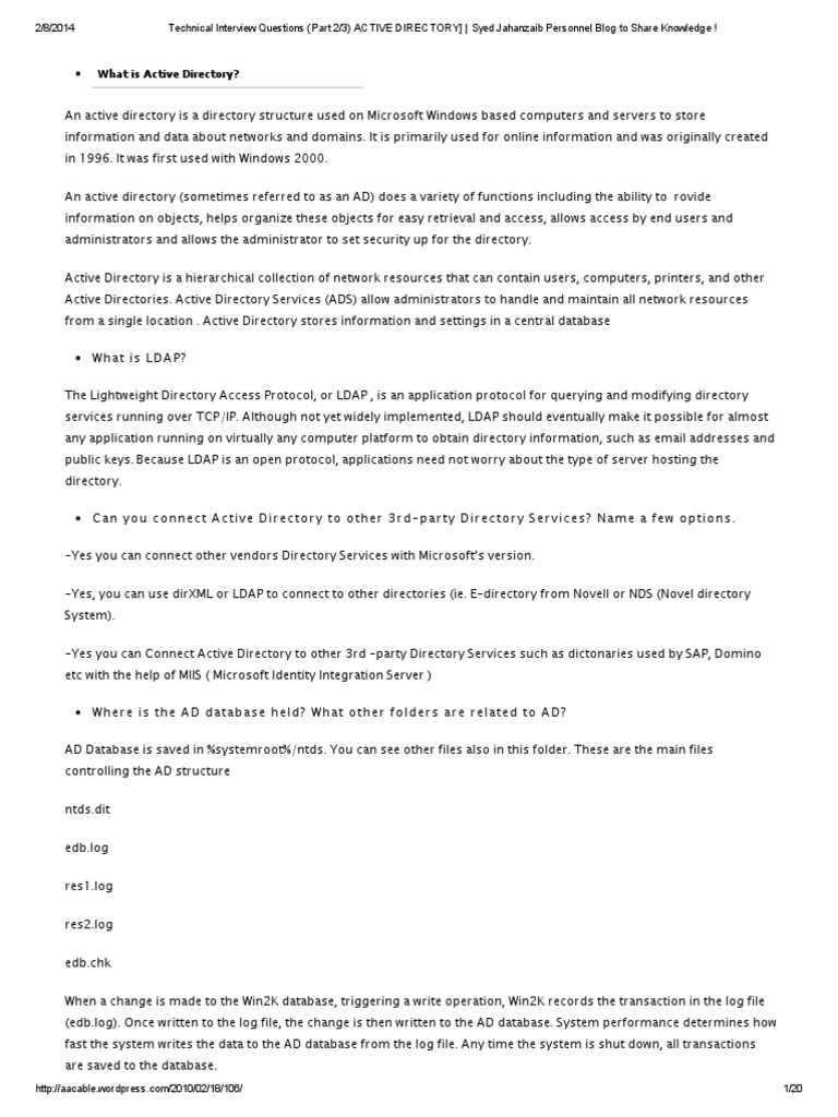 Active Directory Pdf Pdf Active Directory Command Line Interface