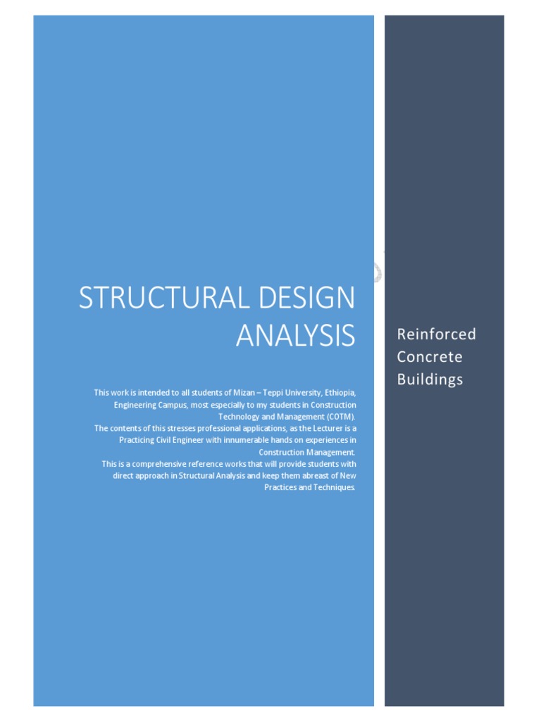 Structural Design Analysis of Reinforced | PDF | Beam (Structure) | Stairs