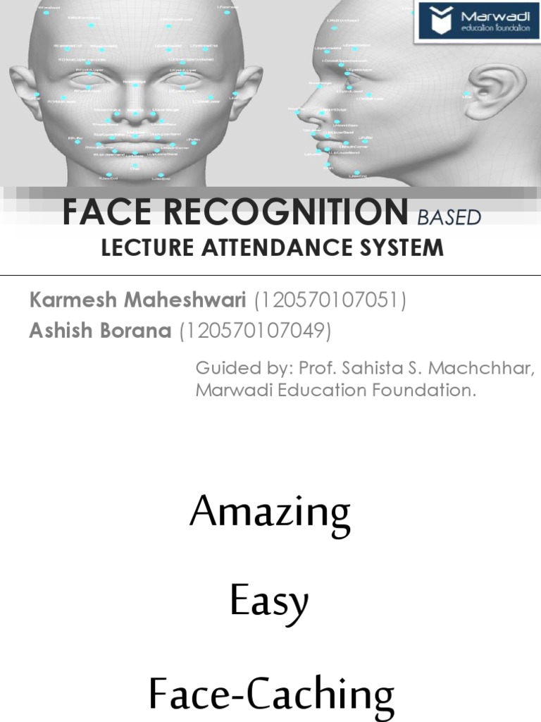 Face Recognition Lecture Attendance System Pdf