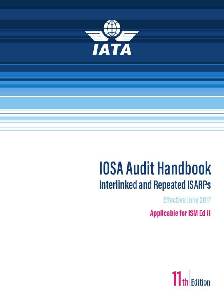 IOSA Audit Handbook - Interlinked and Repeated ISARPs - 2 | PDF | Audit ...