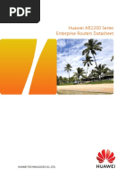 Huawei NetEngine AR600 Series Enterprise Routers Datasheet | PDF ...
