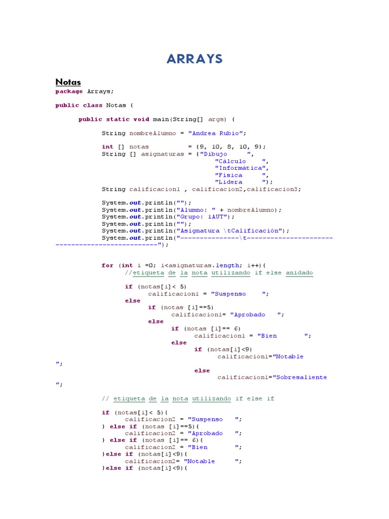 Codigos Java | Java (lenguaje de programación) | Cadena (informática) | Prueba gratuita de 30 ...