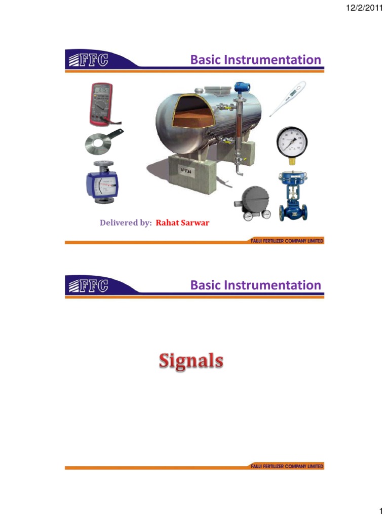 Basic Instrumentation: Delivered by | PDF | Instrumentation | Relay