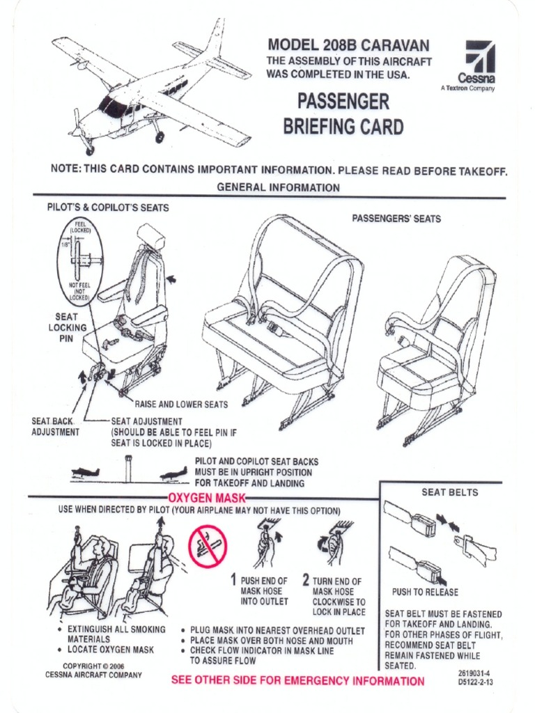 Pax Briefing Card | PDF