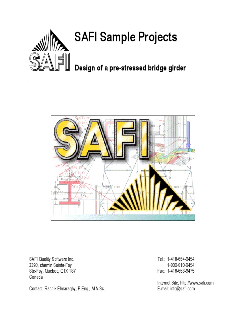 Design of A Pre-Stressed Bridge Girder | PDF | Beam (Structure ...