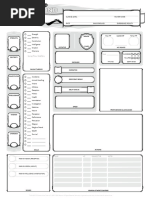 T2K Alpha Character Sheet (Fillable) | PDF | Leisure | Weaponry