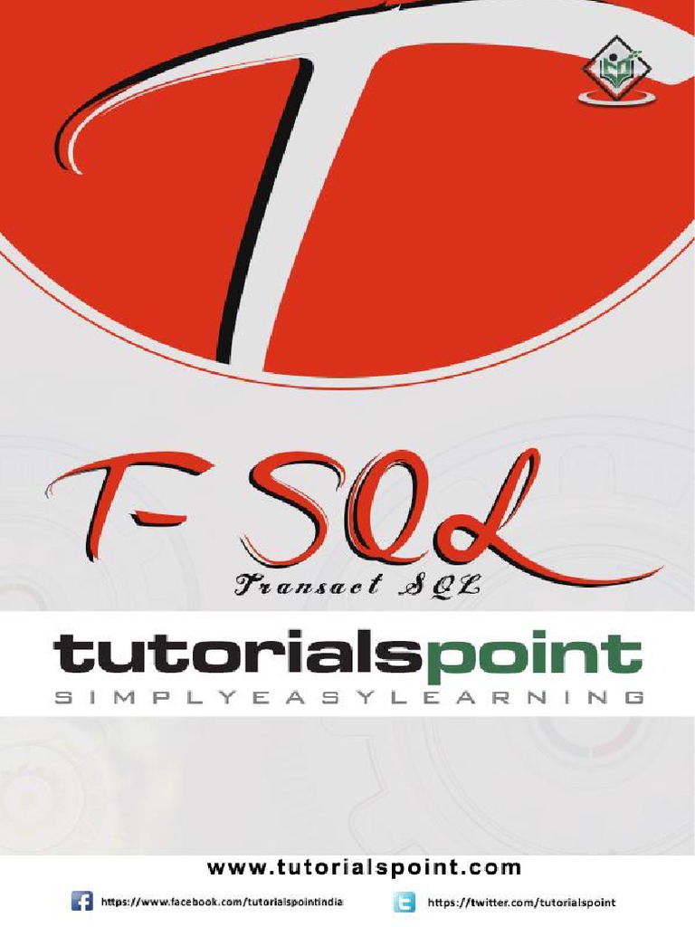 T Sql Tutorial Pdf Sql Data Management 