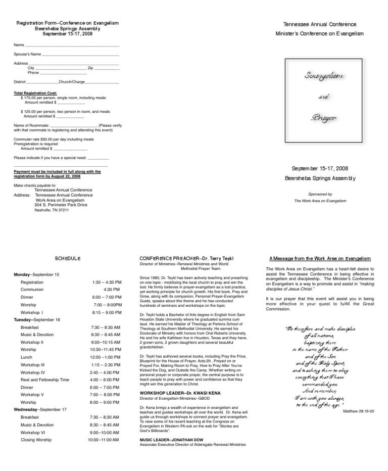 Evangelism Brochure | PDF | Evangelism | Disciple (Christianity)