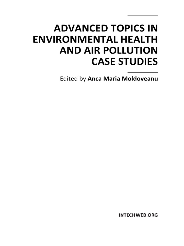 Advanced Topics in Environmental Health and Air Pollution Case Studies ...