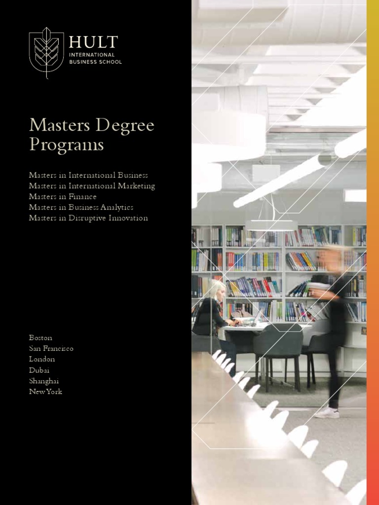 Hult MA Brochure 2019-2020 PDF | PDF | Leadership | Psychological Concepts